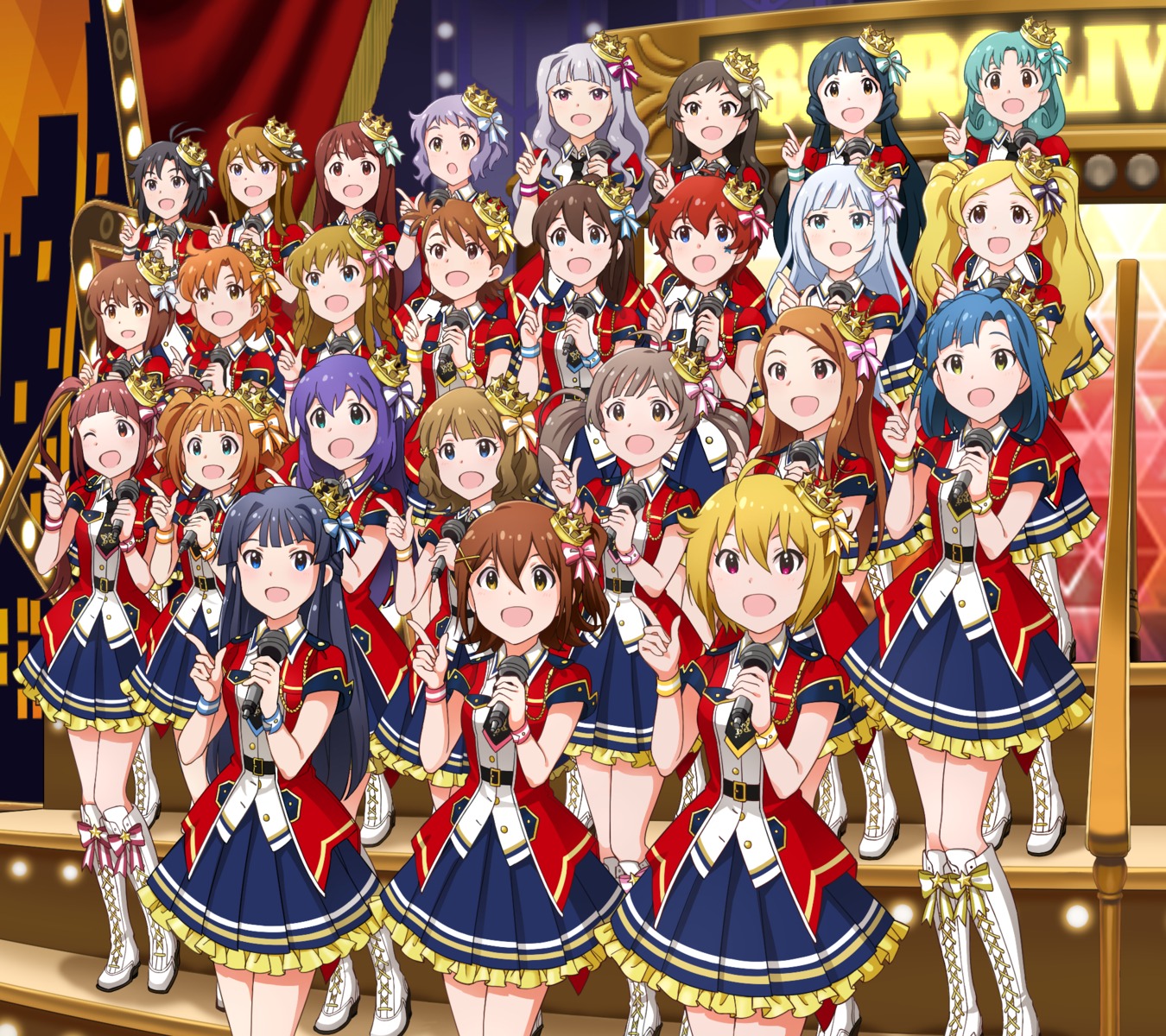 the idolm@ster the idolm@ster million live! emily stewart futami ami hagiwara yukiho hakozaki ...